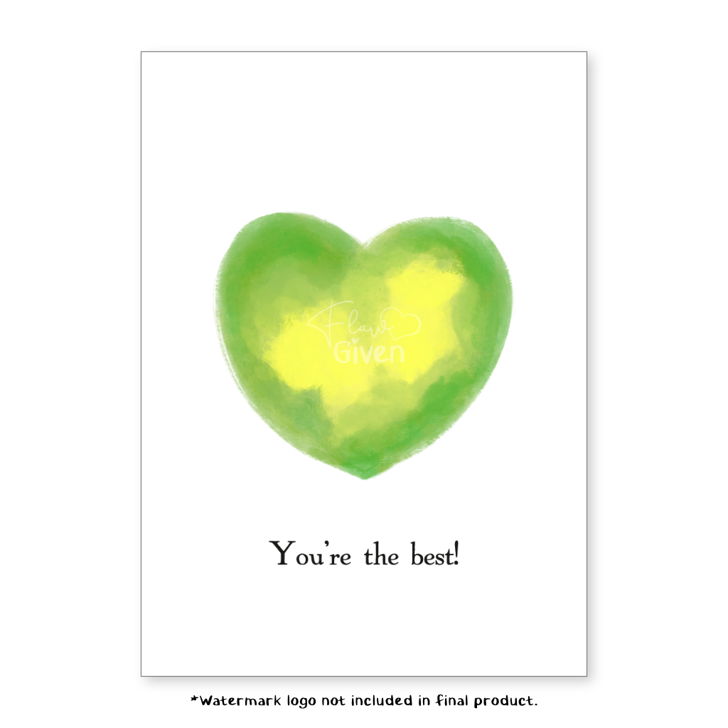 You're The Best Card – FlawGiven